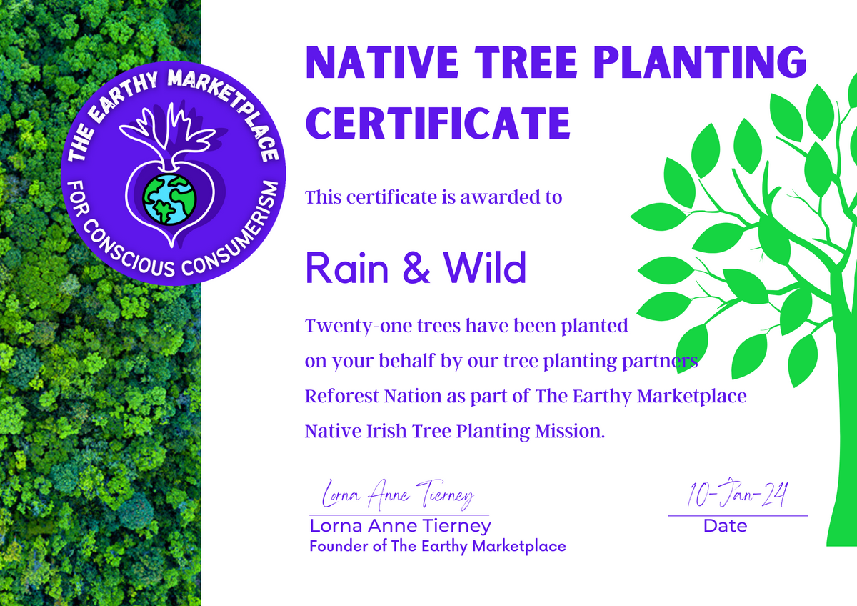 Update: tree planting to date! – Rain & Wild